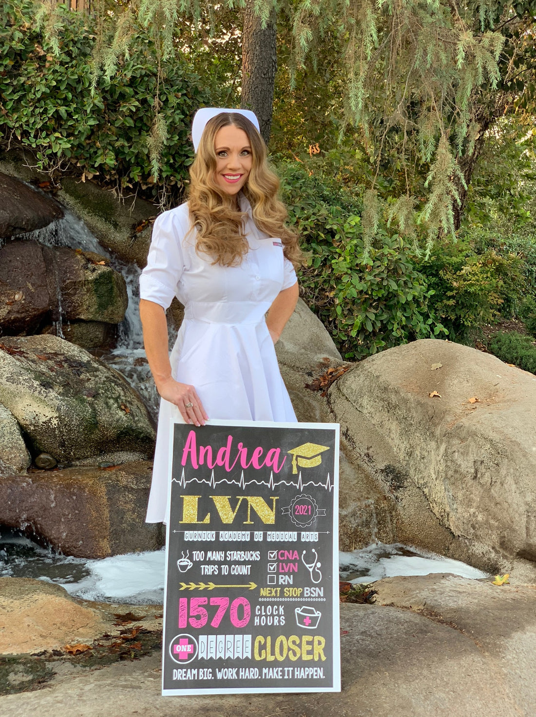 Nurse LVN, BSN, MSN LPN, RN or Any Nursing Graduation Photo Prop Sign ...