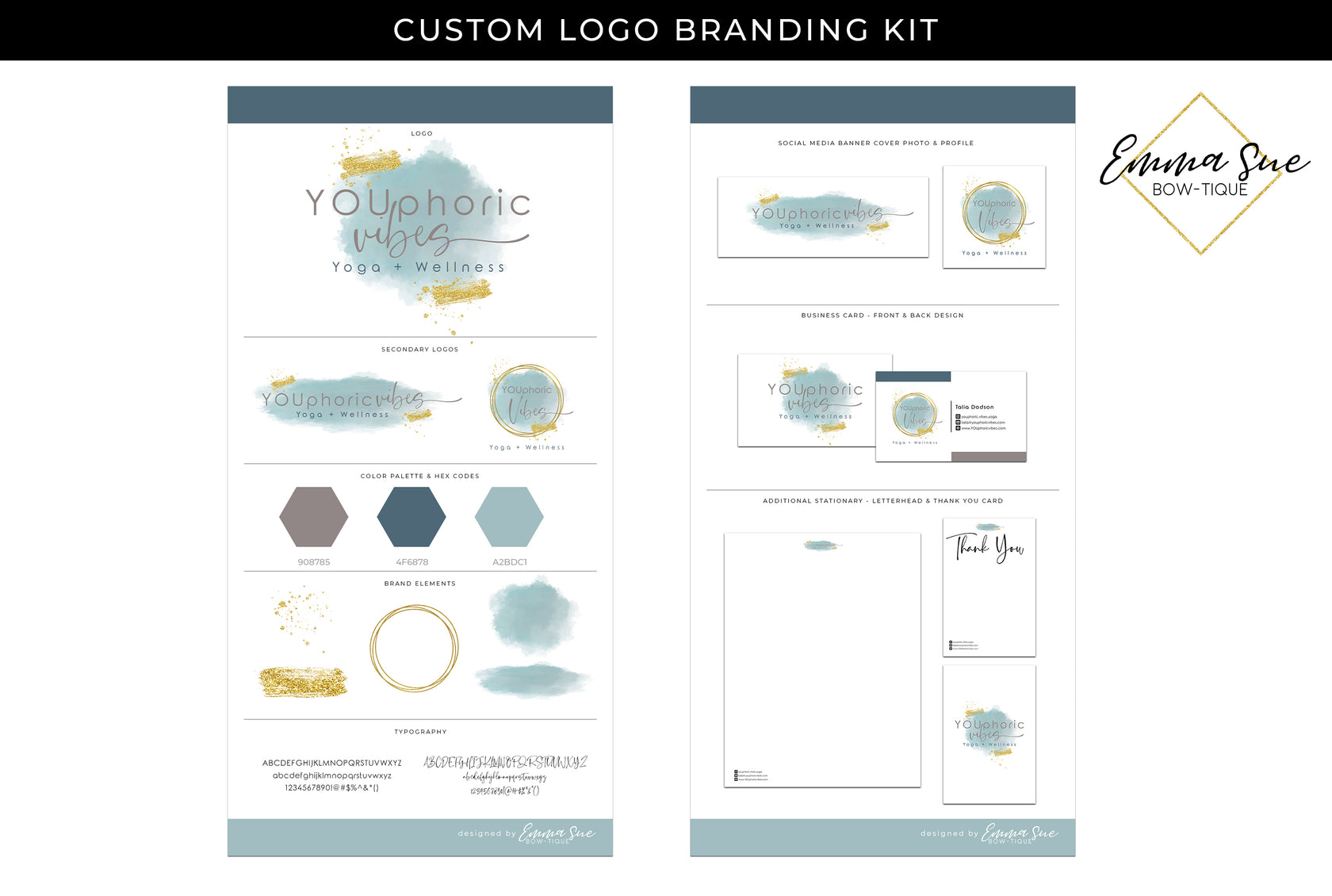 The Basic Business Branding Kit - Logo Design, Alternative Logo and Wa ...