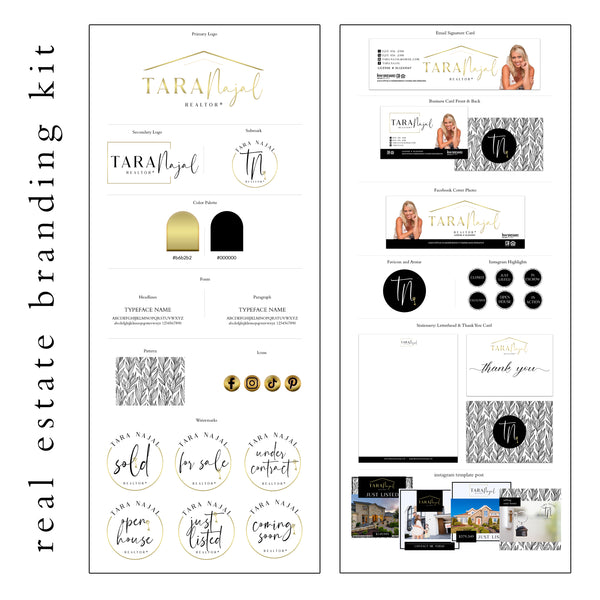 Realtor Logo Business Branding Kit - Logo Design, Alternative Logo and ...