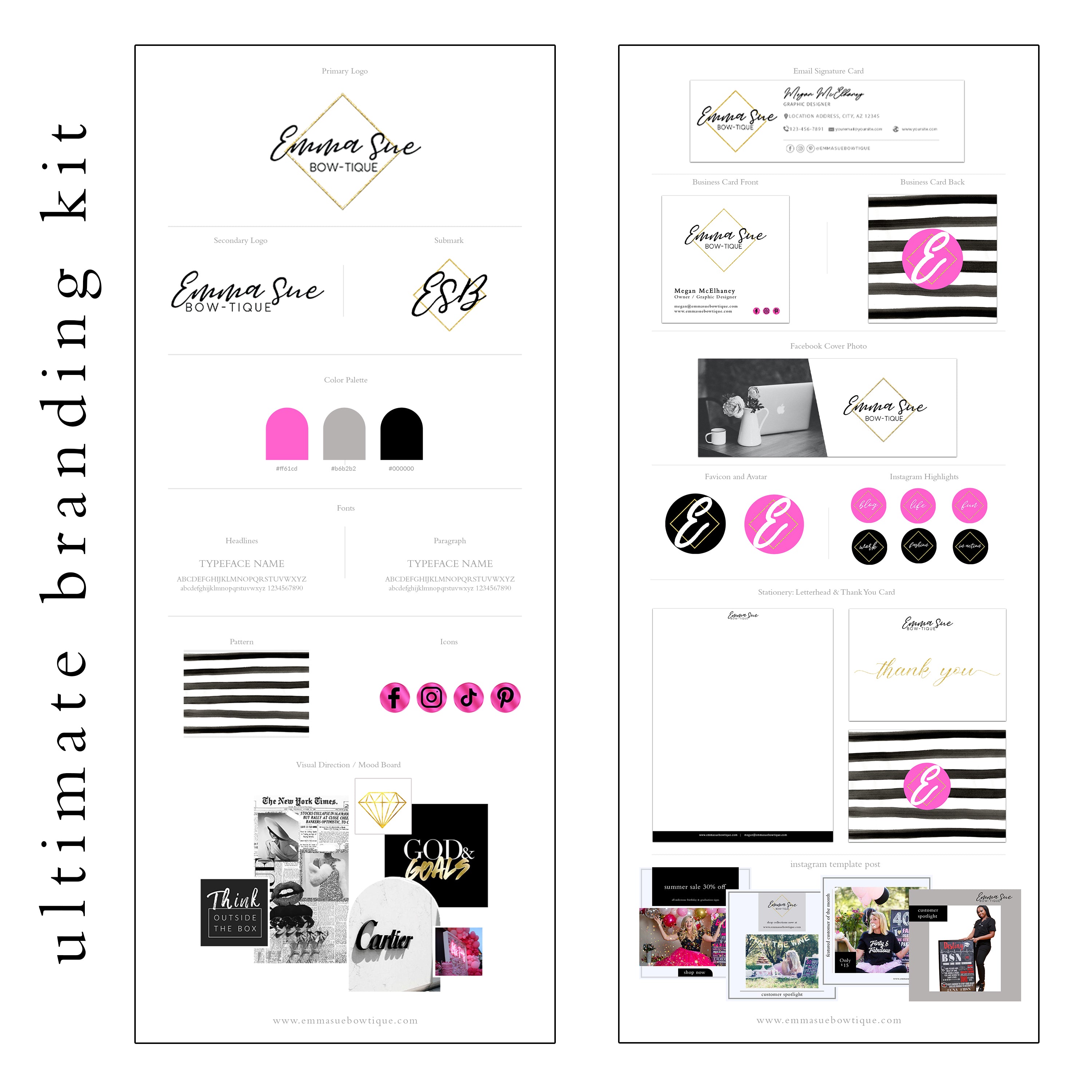 The Ultimate Business Branding Kit - Logo Design, Alternative Logo and ...